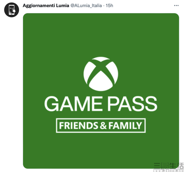 微软XGP家庭计划品牌标识曝光，有待官方确认—互联网—三易生活—E生活·E科技